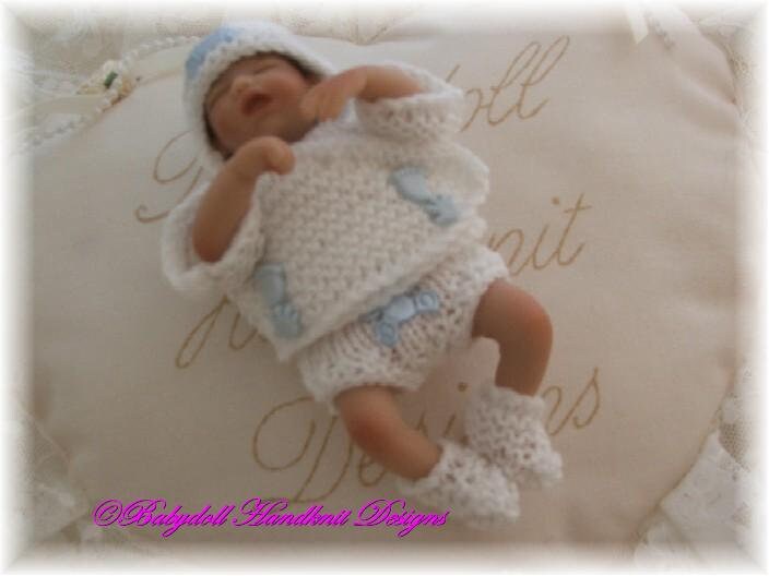Knitting Pattern Starter Layette 4-7 Inch Dolls - Etsy