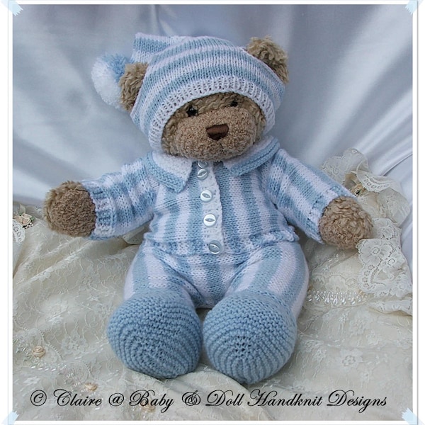 Teddy Knitting Pattern - Etsy UK