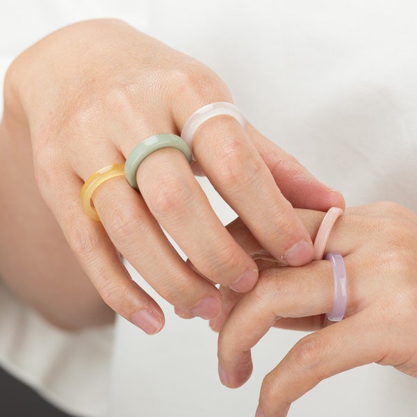 Resin Stacking Ring - Etsy