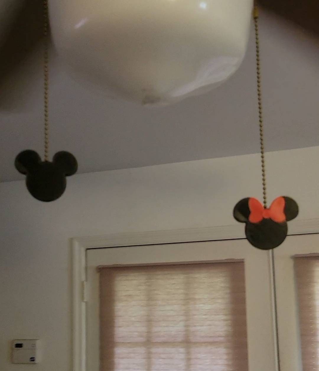 Mickey/minnie Inspired Ceiling Fan Pulls - Etsy