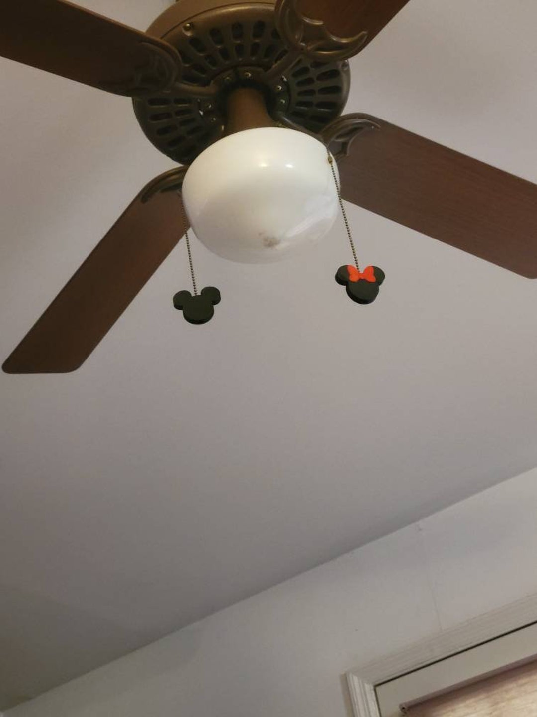 Mickey/minnie Inspired Ceiling Fan Pulls - Etsy