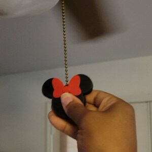 Mickey/minnie Inspired Ceiling Fan Pulls - Etsy