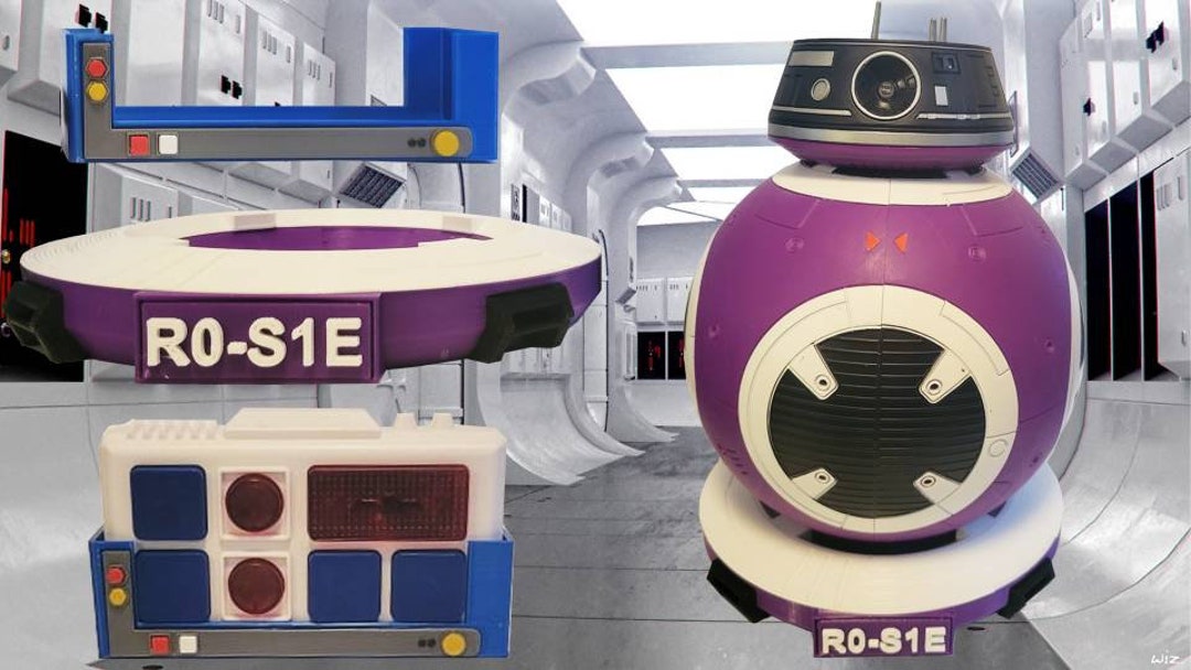 BB8 Droid From Galaxy Edge Base W/custom Name Plate - Etsy