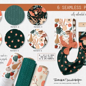 Fall Clipart, Fall Digital Paper, Autumn Clipart, Fall Market Clipart ...