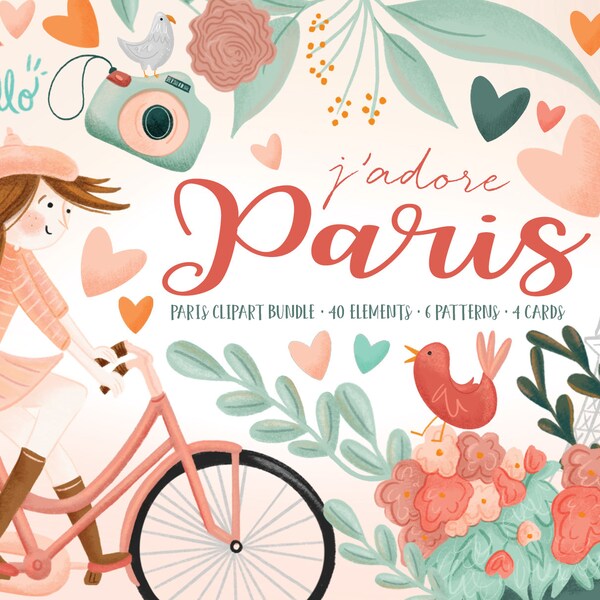 Paris Digital Paper - Etsy