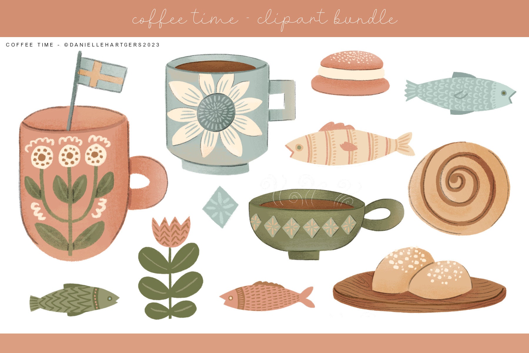 Coffee Cup Clipart Coffee Mugs Clipart Cute Coffee Clipart - Etsy