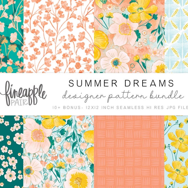 Whimsical Digital Paper - Etsy