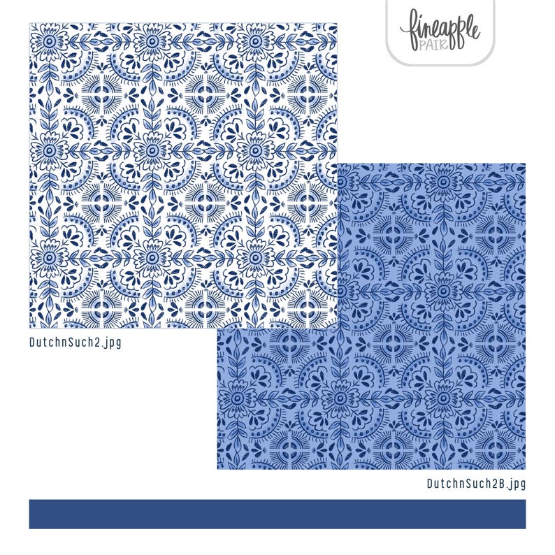Dutch Folk Art Clipart: Delft Blue, Tulips, Windmill (digital Download ...