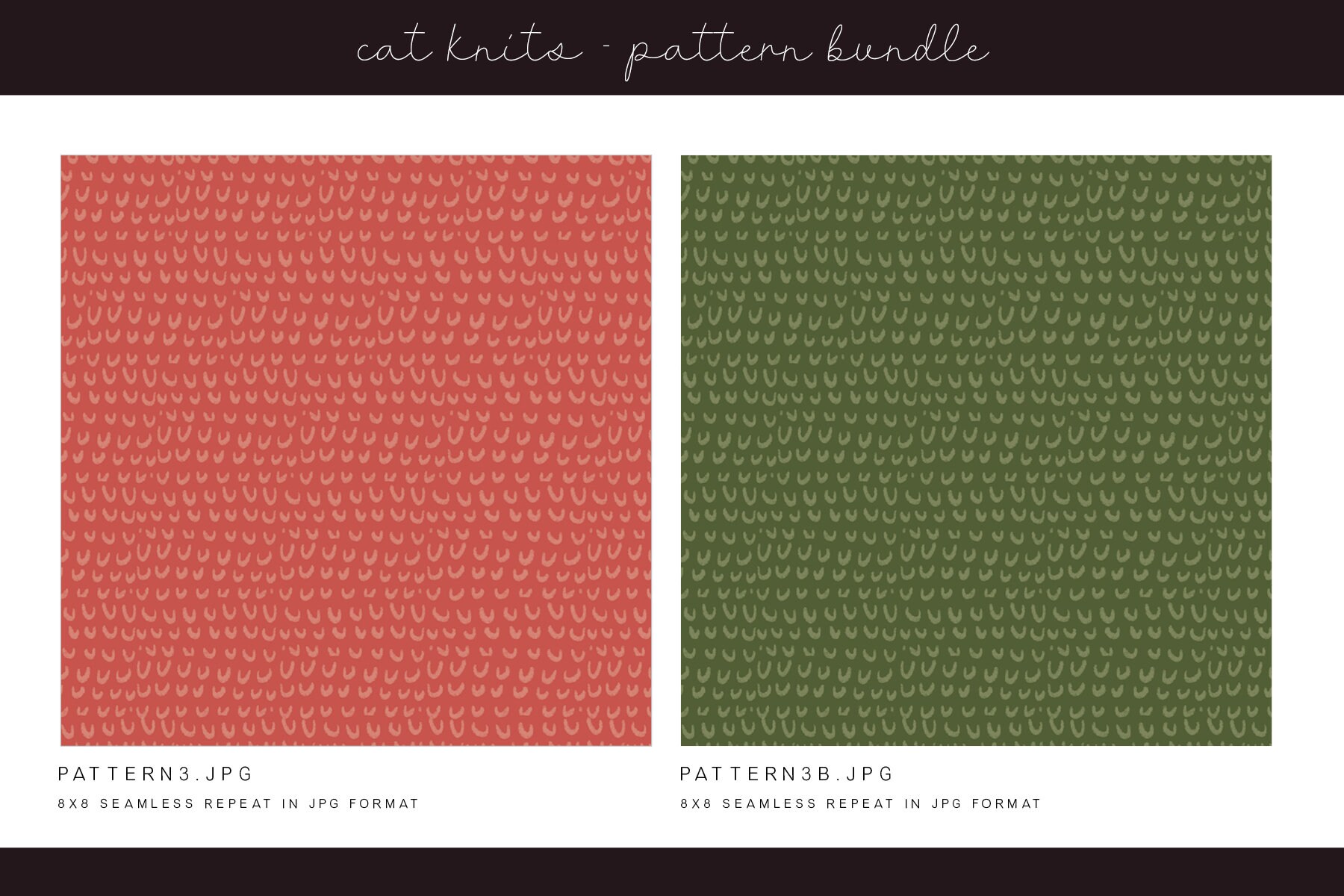 Knitting Digital Paper Knitting Clipart Cats and Yarn - Etsy