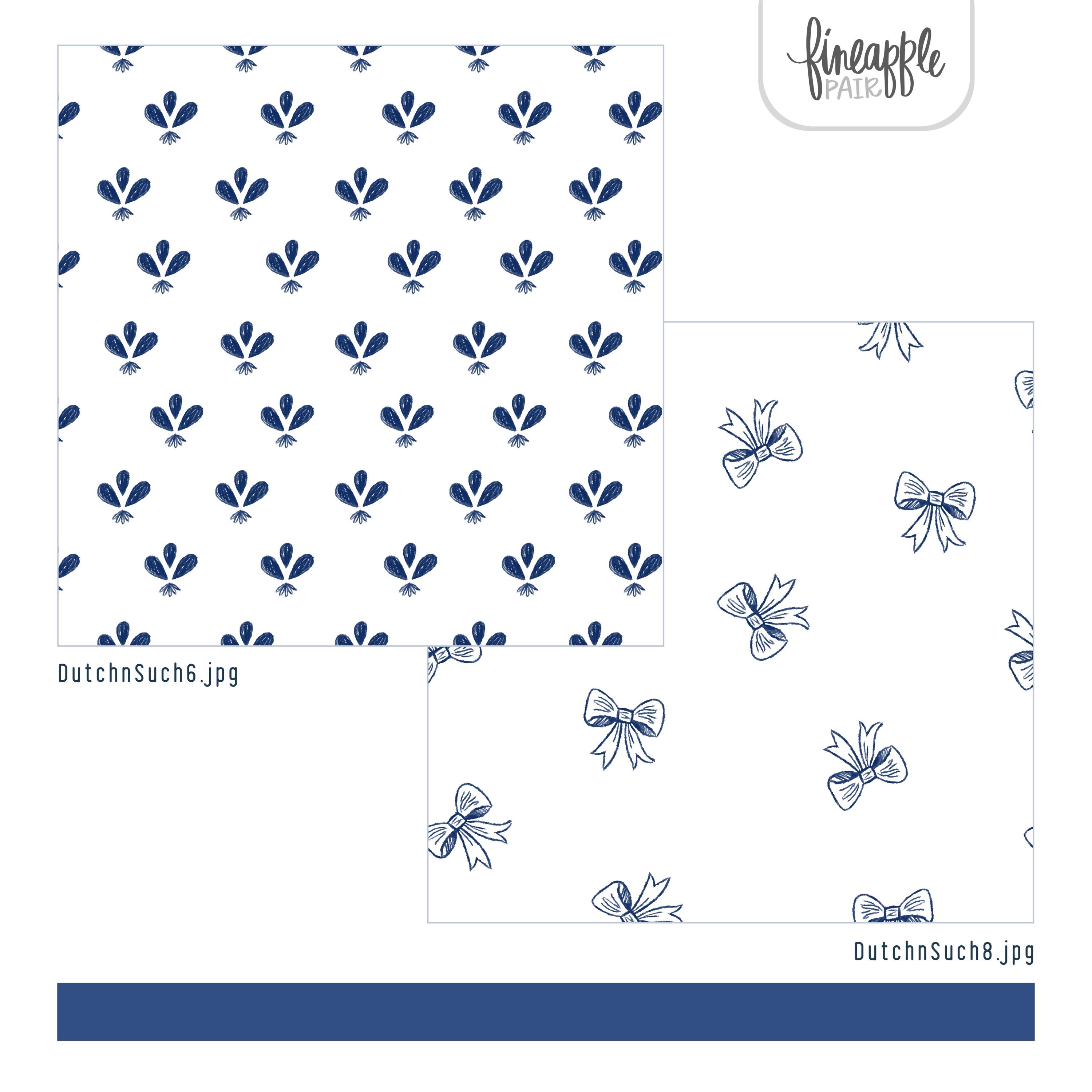Dutch Folk Art Clipart: Delft Blue, Tulips, Windmill (digital Download ...