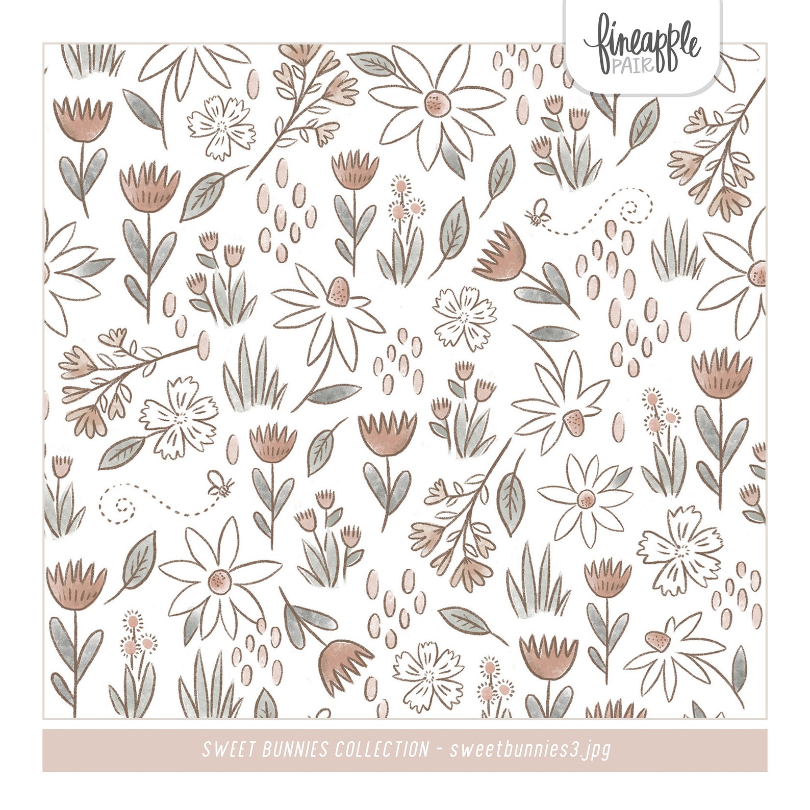 Watercolor Easter Bunny Clipart: Spring Floral Pngs (digital Paper) - Etsy