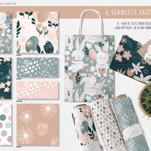 Easter Bunny Clipart, Cute Bunny Clipart, Easter Egg Clipart, Baby ...
