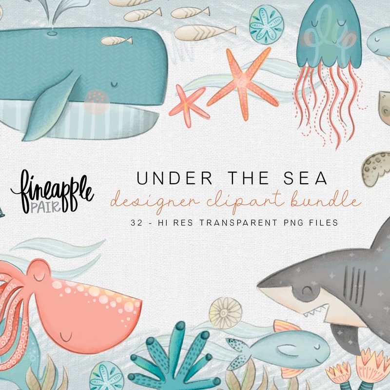 Sea Clipart - Etsy