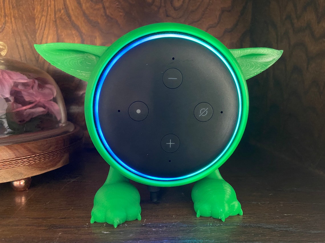 Amazon Alexa Dot Gen 3 Baby Yoda Inspired Stand Parody | Etsy Amazon Alexa Dot Gen 3 Baby Yoda Inspired Stand Parody | Etsy
