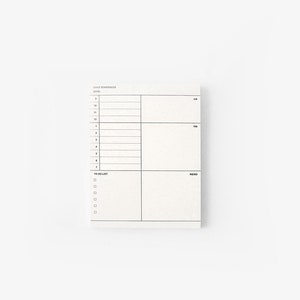 Daily Schedule Notepad Task List Goal Planner - Etsy