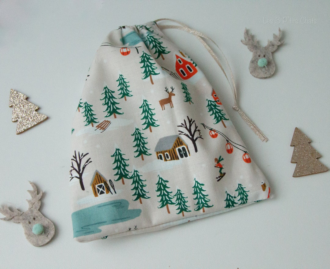 Christmas Pouch / Gift Pouch / Decoration Pouch / Book Pouch - Etsy