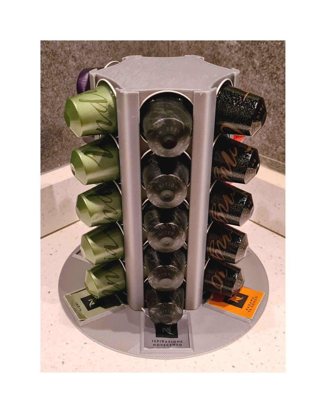 Nespresso Capsule Tower: Modern Kitchen Organizer, Holds 30 Pods - Etsy
