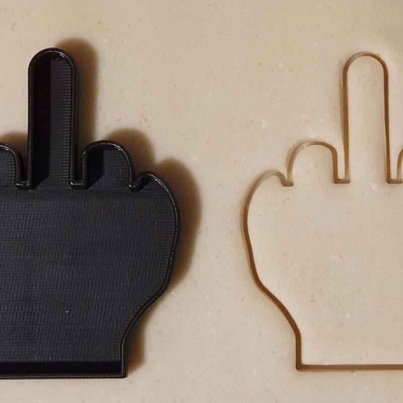 Finger Cookie Cutter - Etsy