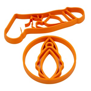 Adult Party Cookie Cutters Set of 2 Penis and Pussy Shapes for ...