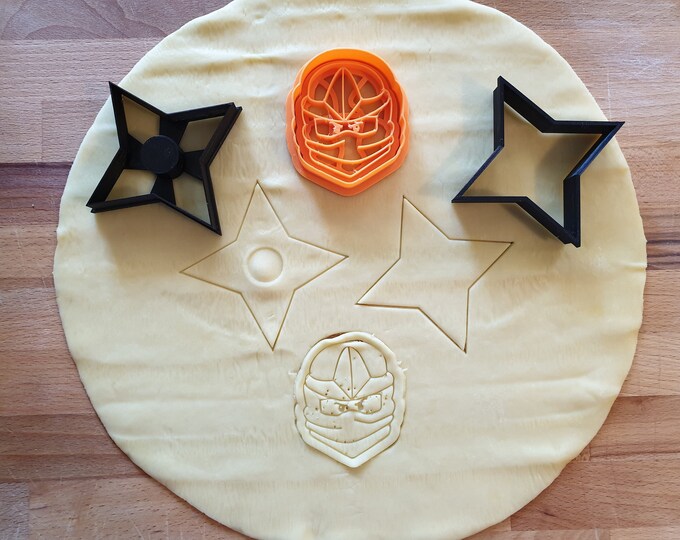 Ninja Star Cookie Cutter Outline #2 - SHARP EDGES - FAST Shipping ...