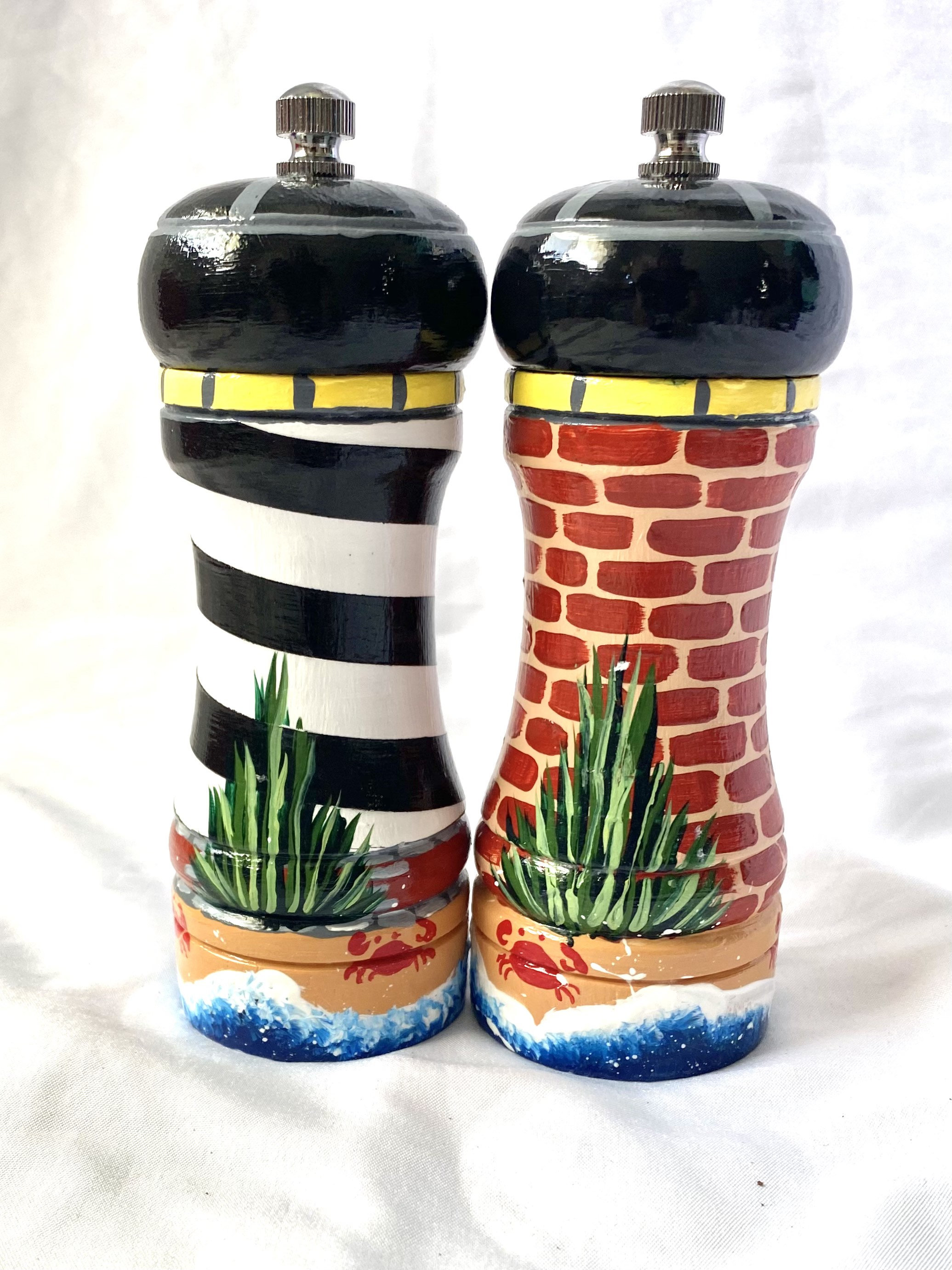 Currituck and Cape Hatteras Lighthouse Salt & Pepper Grinders Set - Etsy