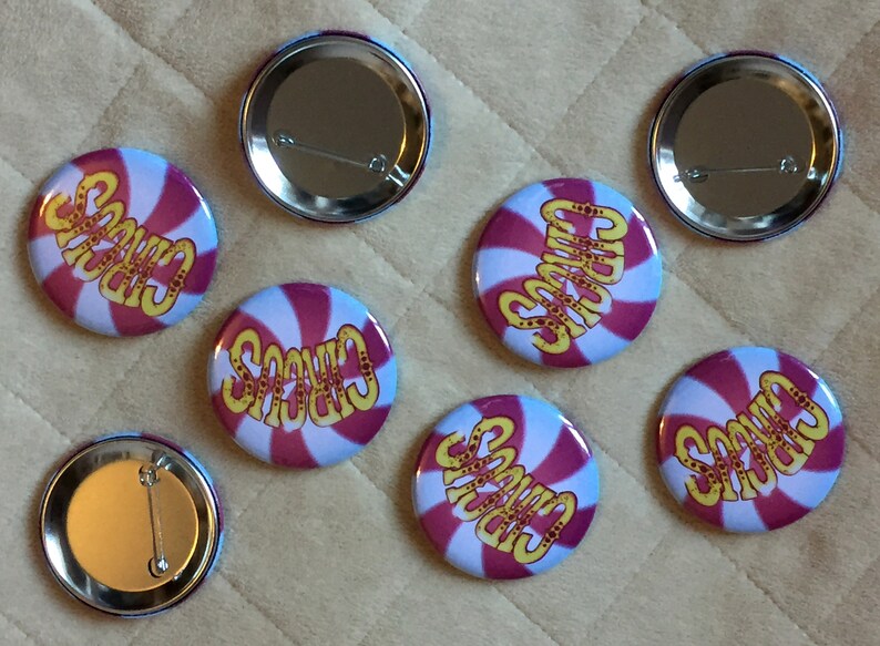 Circus Pin Badges - Etsy