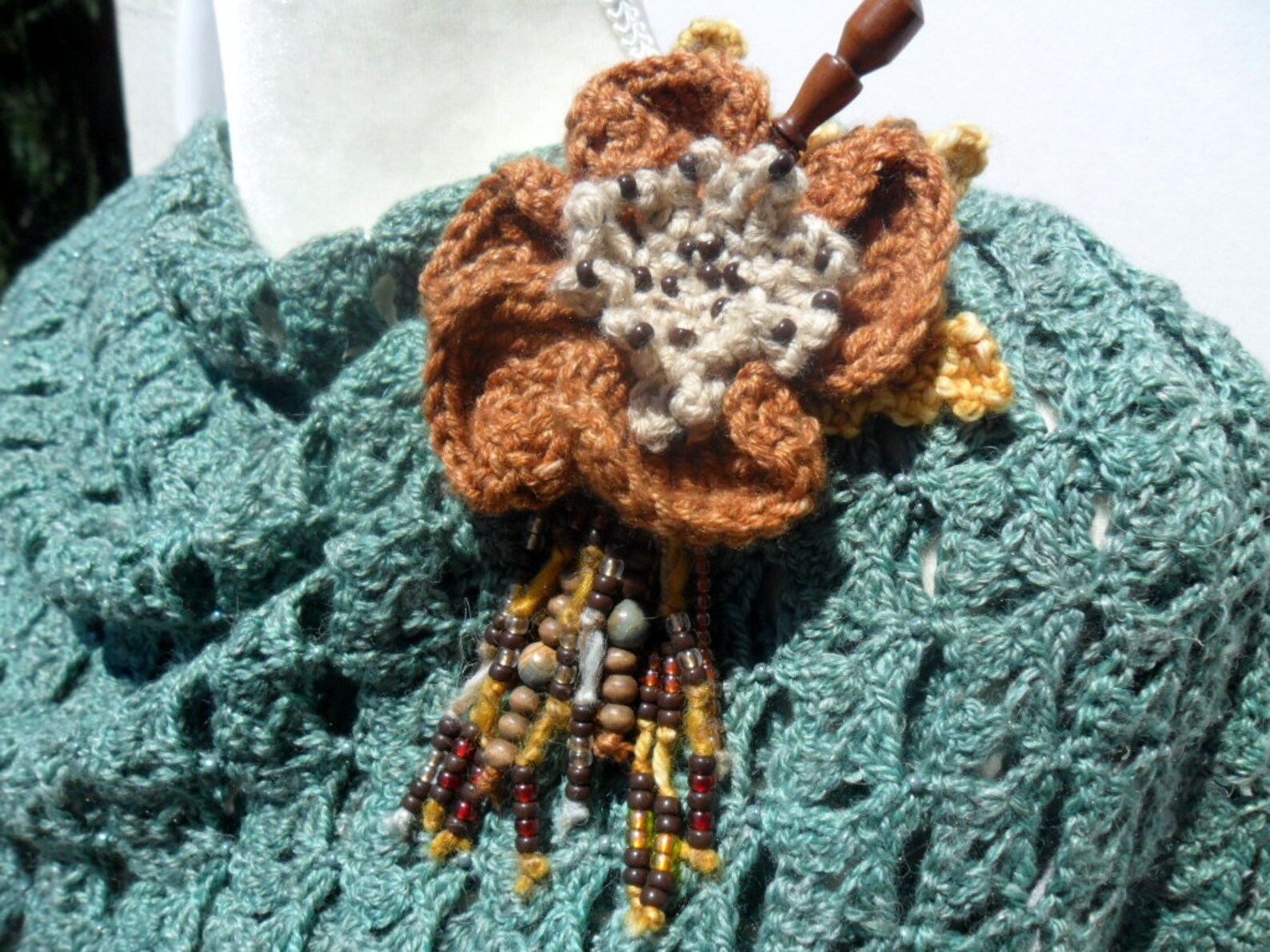 Meadow Beaded Shawl Crochet Pattern - Etsy