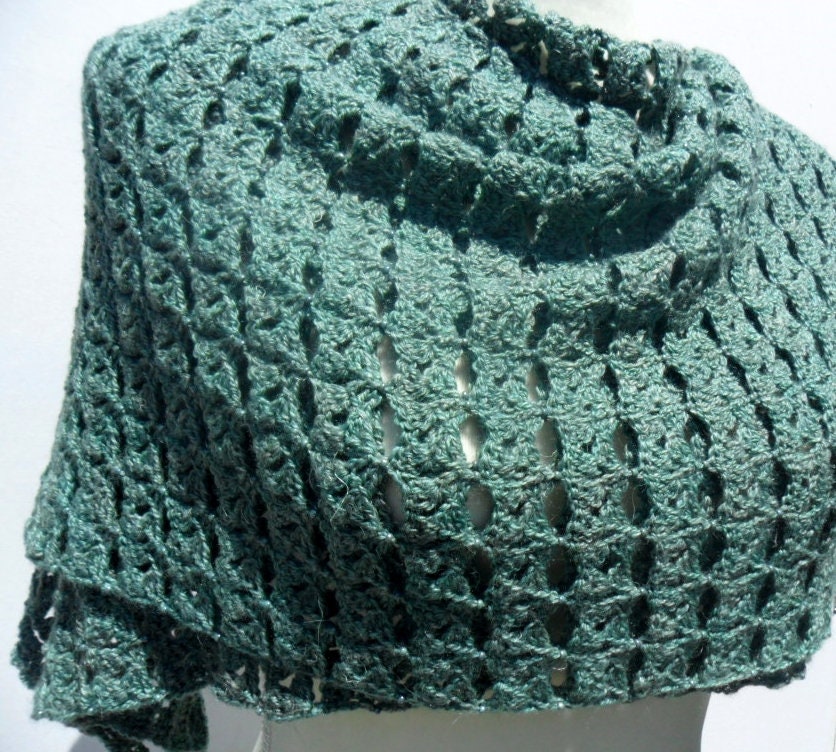 Meadow Beaded Shawl Crochet Pattern - Etsy