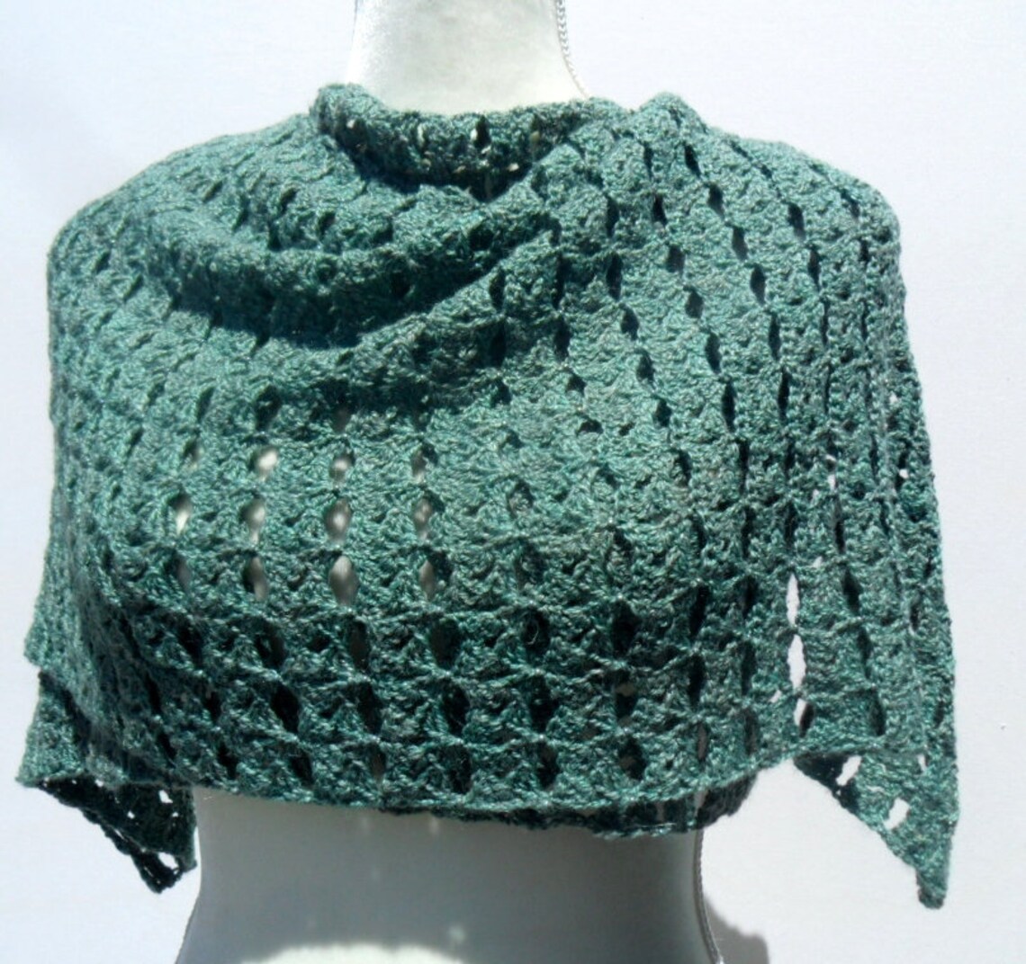 Meadow Beaded Shawl Crochet Pattern - Etsy