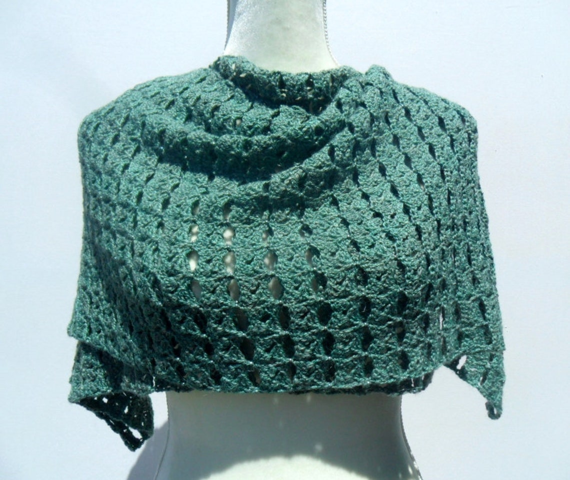 Meadow Beaded Shawl Crochet Pattern - Etsy