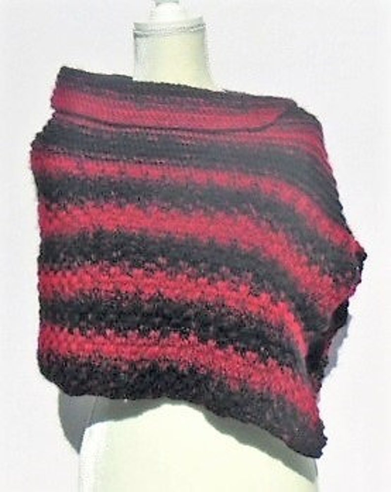 The Shopaholic Crop Poncho Crochet Pattern - Etsy