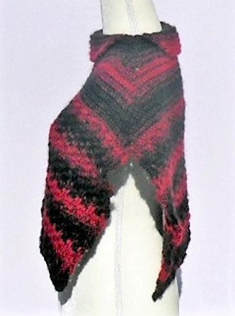 The Shopaholic Crop Poncho Crochet Pattern - Etsy