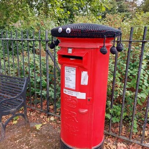 Crochet Pattern for Post Box Topper Spider Halloween Digital Download ...
