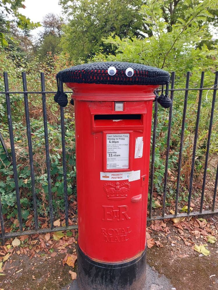Crochet Pattern for Post Box Topper Spider Halloween Digital Download ...