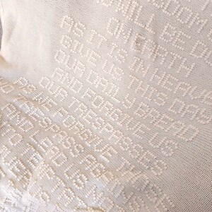 Crochet Blanket Pattern, Lord's Prayer Blanket, Crochet Afghan, Wedding ...