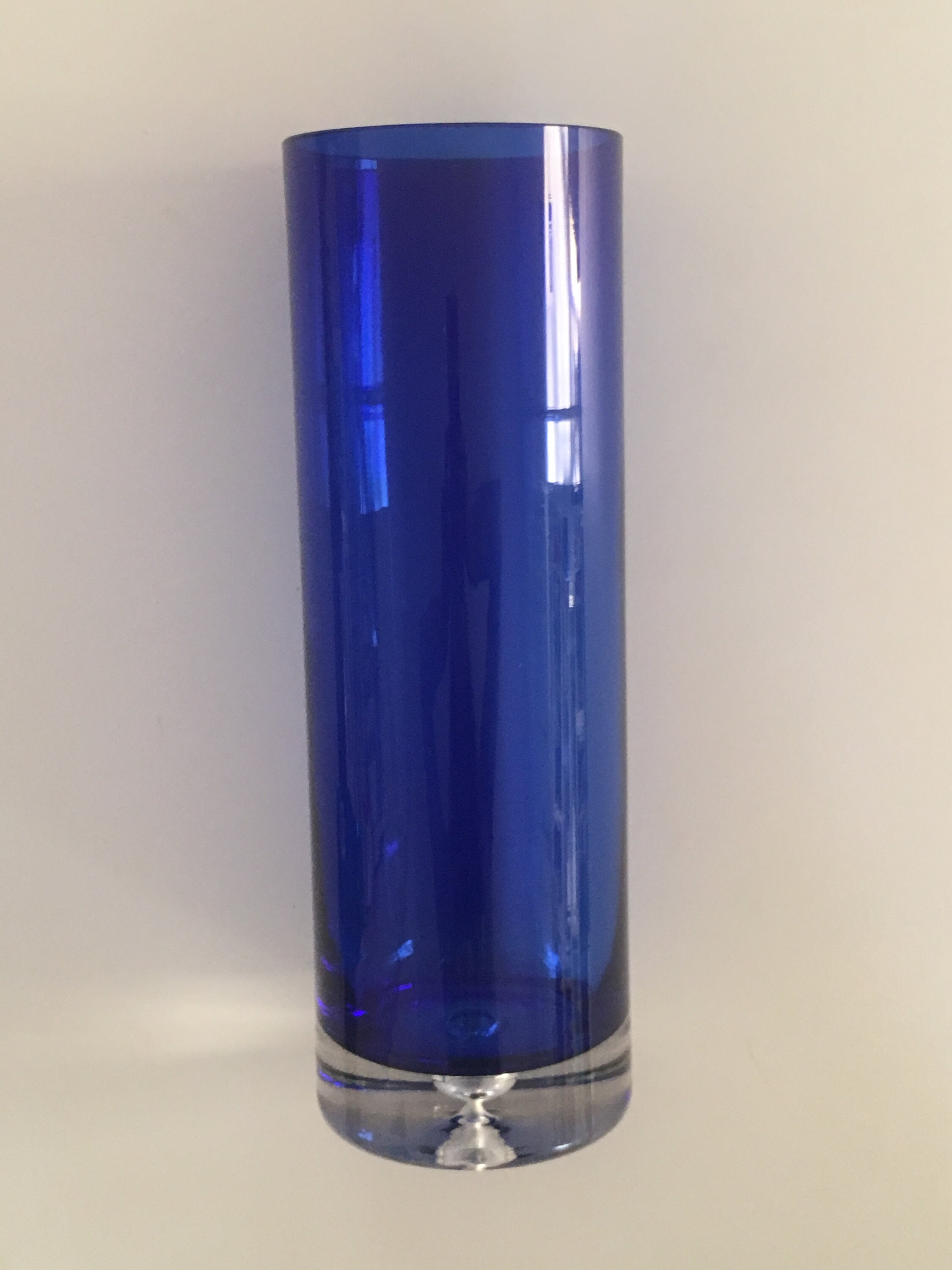 1980s Murano Cobalt Blue Vase Minimalist Modernist Art Glass Italian - Etsy