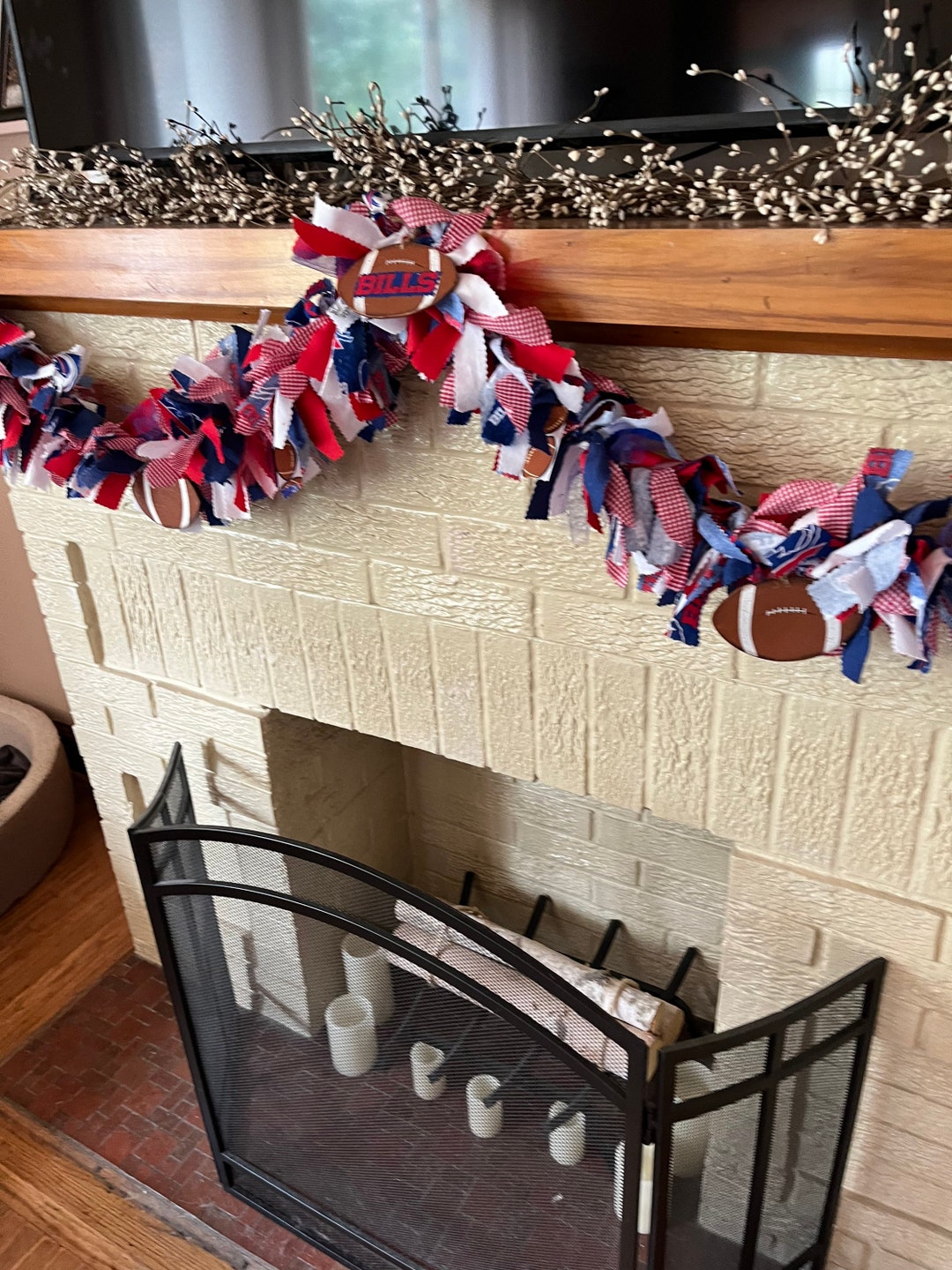 Buffalo Mantle Garland Football Garland - Etsy