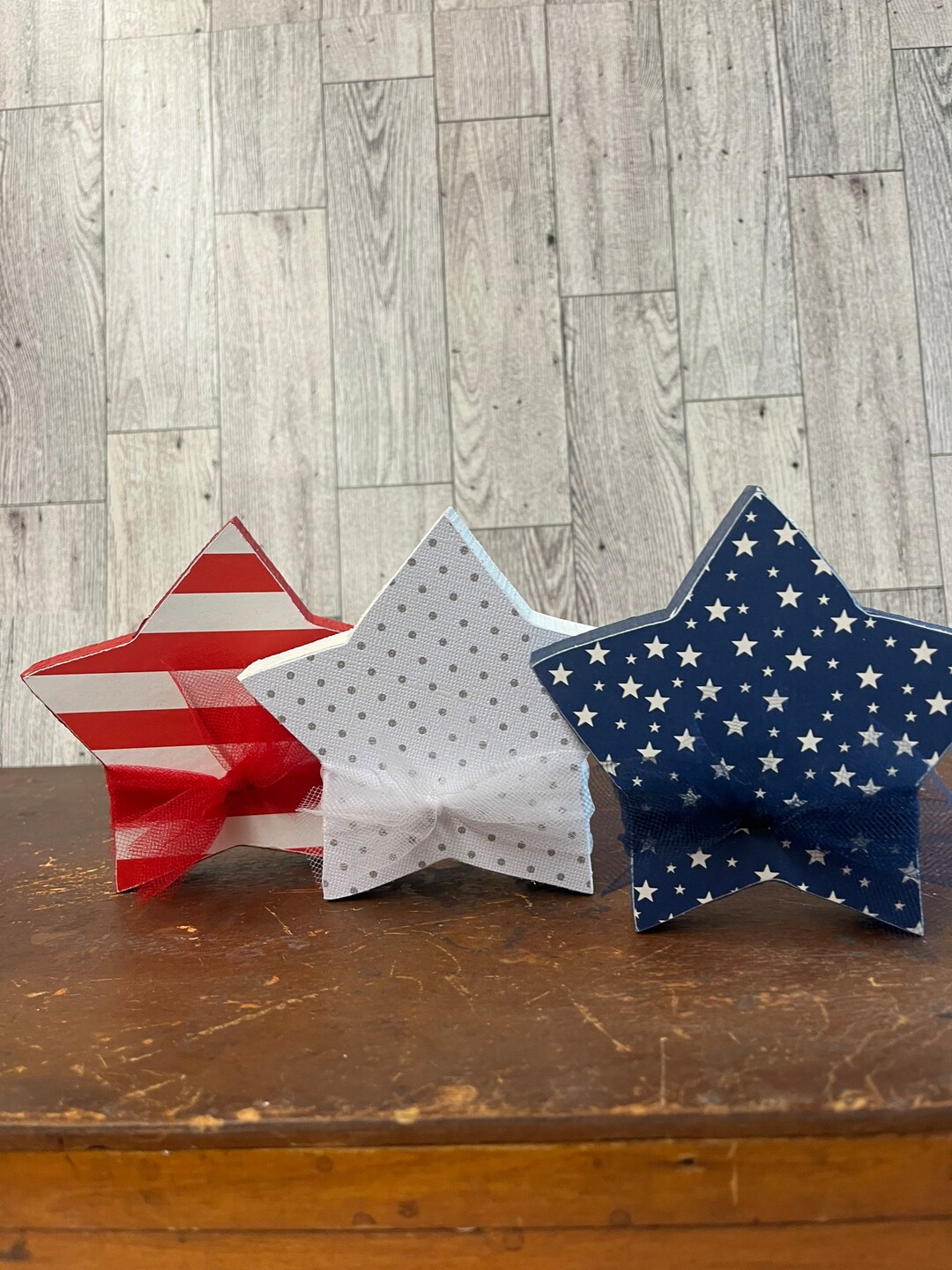 Americana Red White Blue Set Star Set Patriotic Fourth of July ...