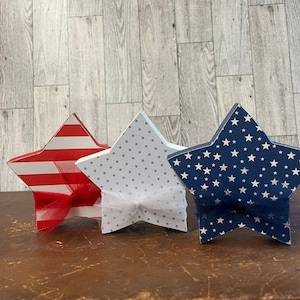 Americana Red White Blue Set Star Set Patriotic Fourth of July ...