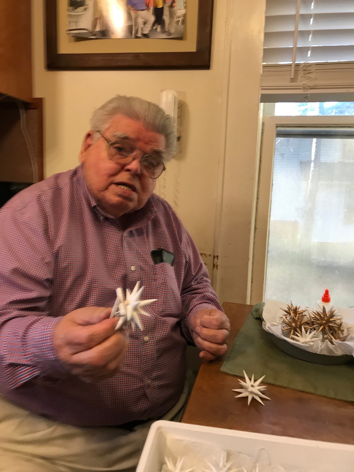 Moravian Star Ornaments Christmas Keepsake 2 Wooden - Etsy