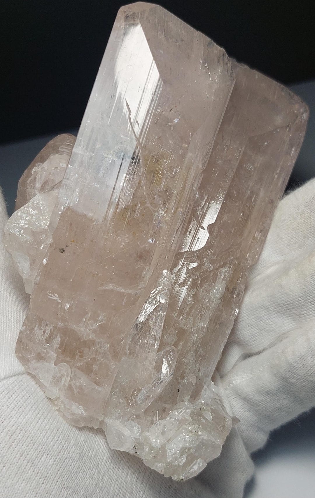 Gemmy Pink Danburite Crystal Cluster. La Aurora, Charcas, San Luis ...