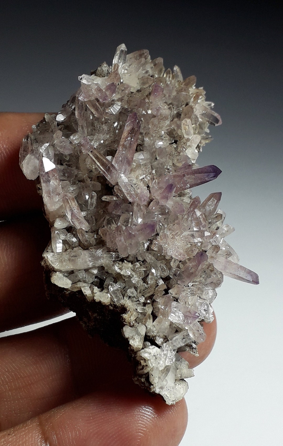 13gr. Gemmy Phantom Amethyst Crystal Cluster. Piedra Parada, Veracruz ...