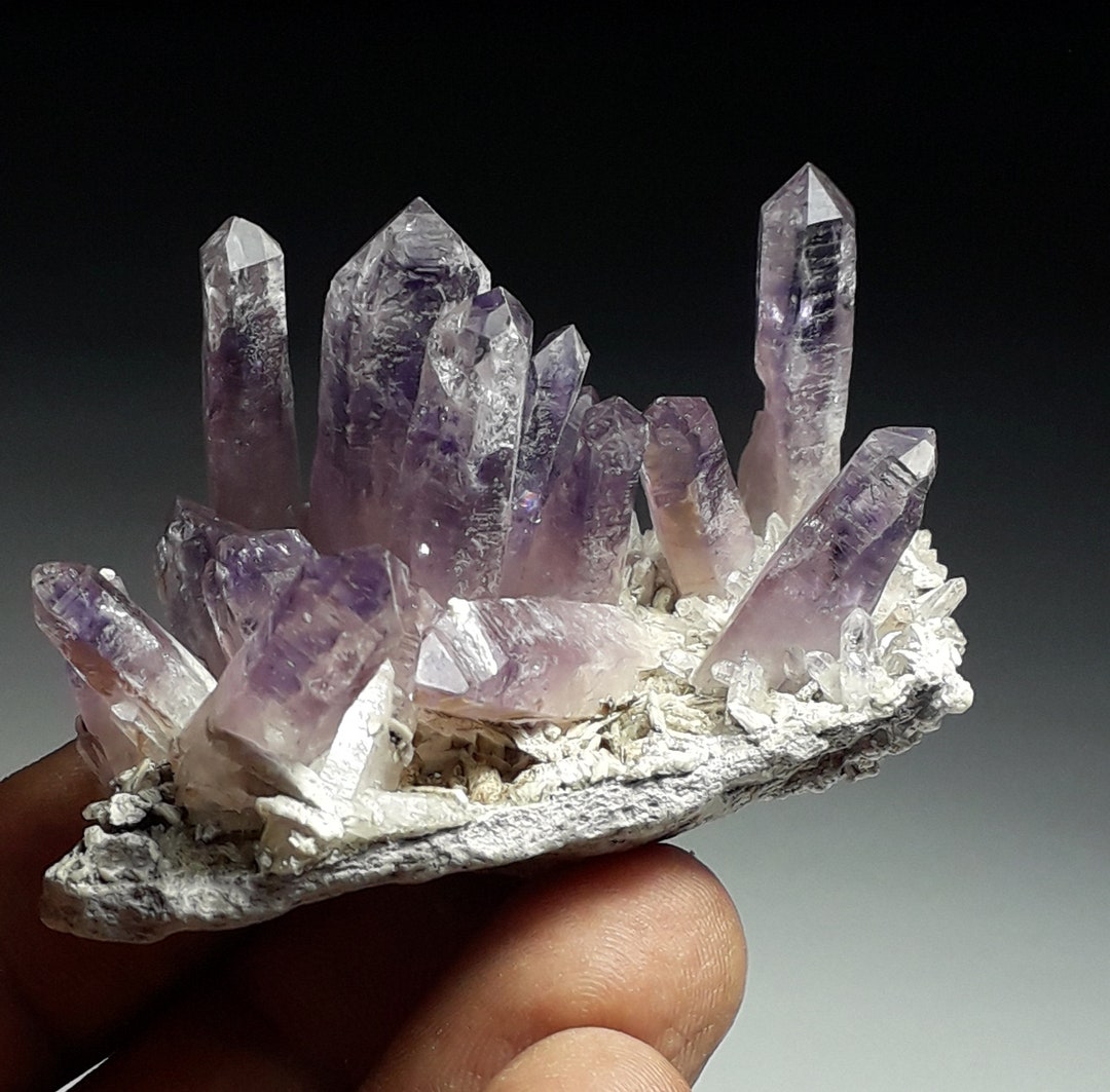 40gr. Gemmy Phantom Amethyst Crystal Cluster. Piedra Parada, Veracruz ...