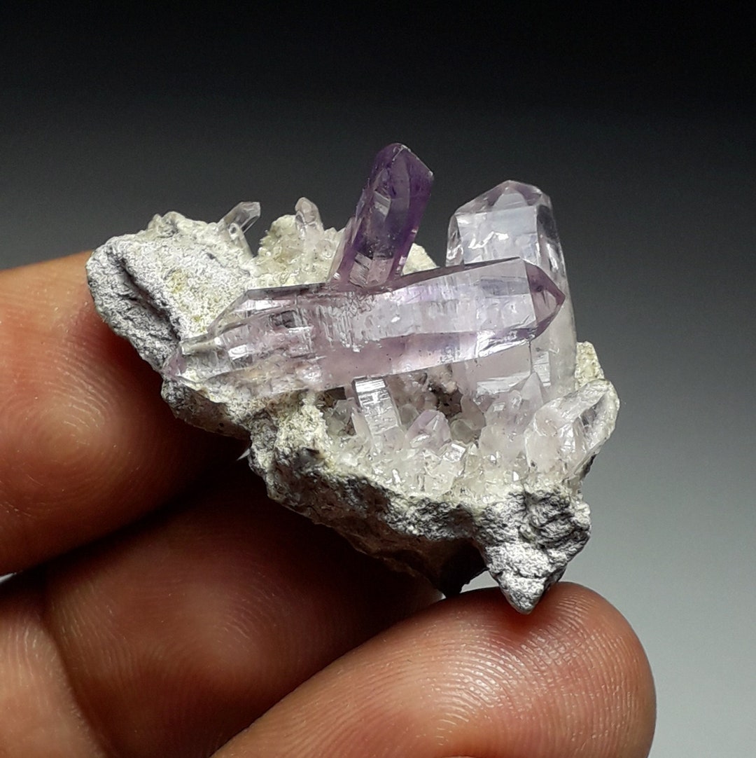 8gr. Gemmy Amethyst Deep Electric Purple Crystal Cluster. Piedra Parada ...