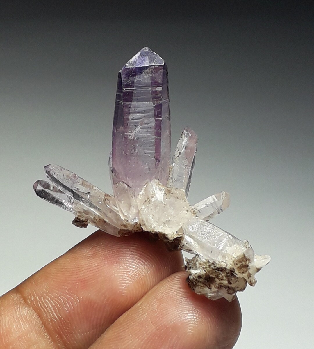 5gr. Gemmy Amethyst Deep Electric Purple Crystal Cluster. Piedra Parada ...