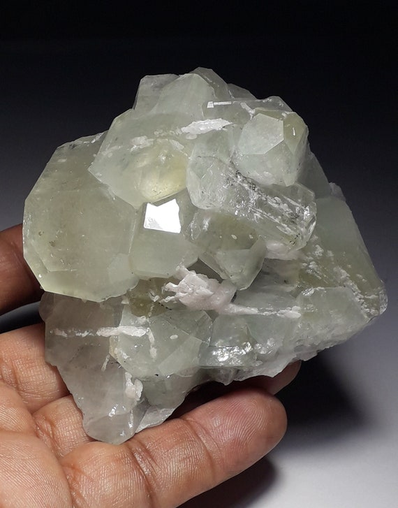 269gr. Gemmy Green Datolite & Sphalerite Crystals. La Aurora - Etsy