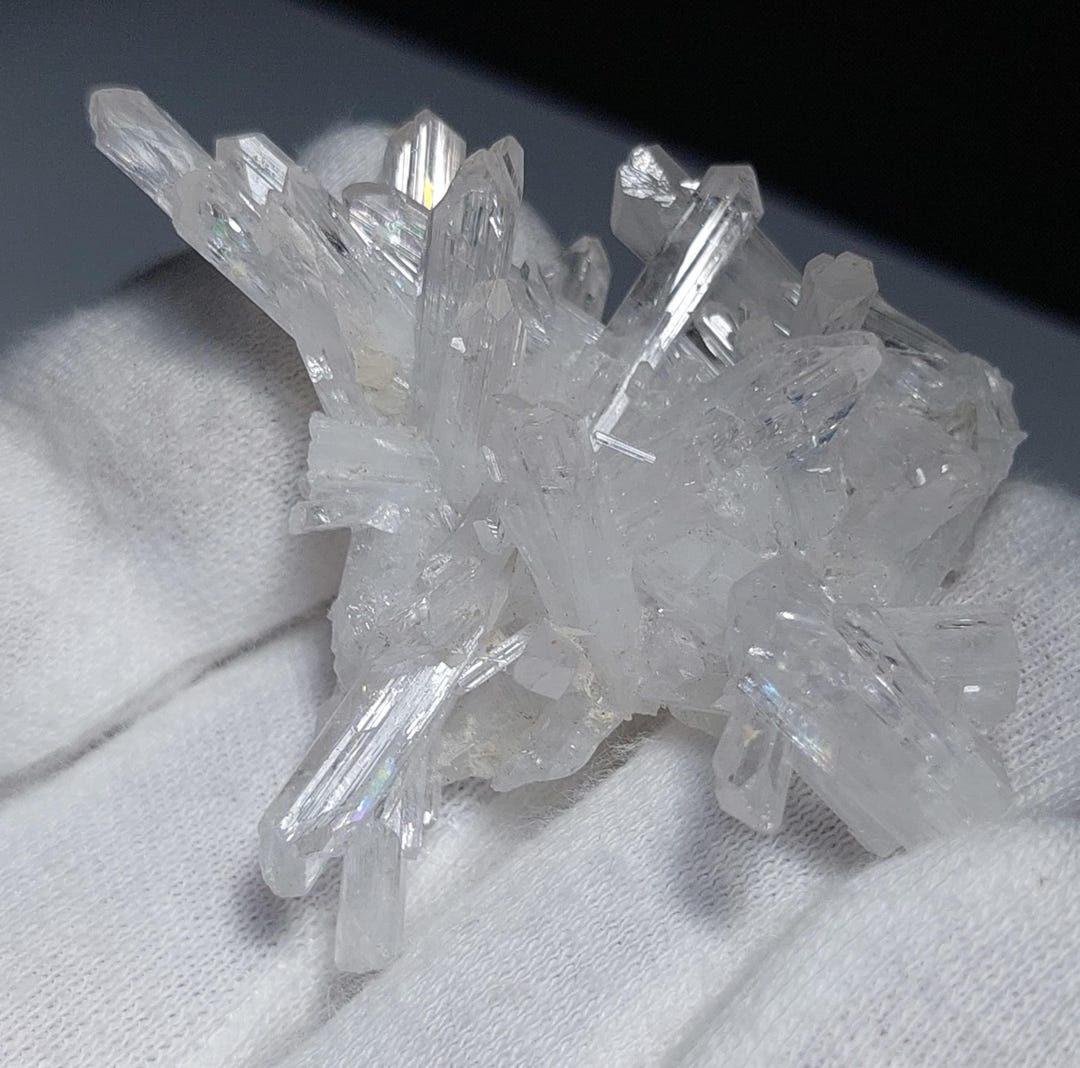 Gemmy Danburite Crystal Cluster. La Aurora, Charcas, San Luis Potosi ...