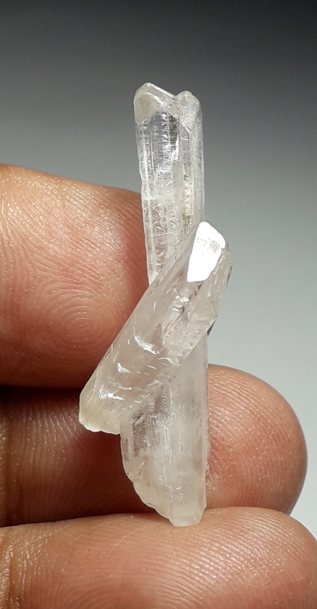 3gr. Gemmy Pink Twin Danburite Crystal. La Aurora- Charcas, Mexico - Etsy