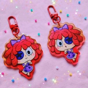 The Amazing Digital Circus Keychains - Etsy UK