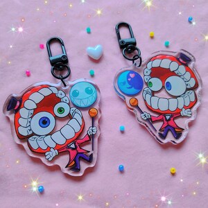 The Amazing Digital Circus Keychains - Etsy UK